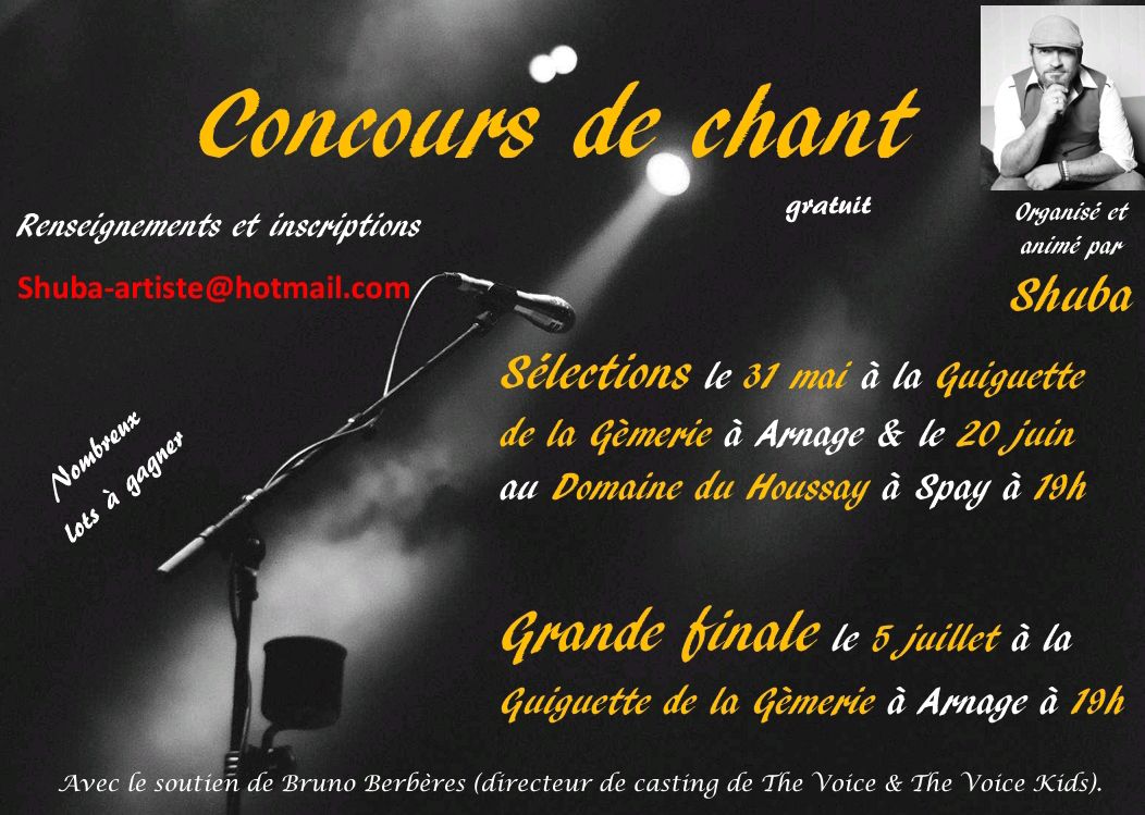 Shuba - Concours de chant en Sarthe - Fréquence Sillé